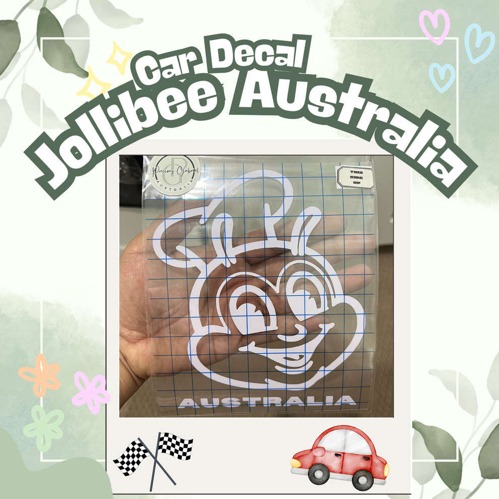 Jollibee Australia Car Sticker/ Decal | Precious Gabriel Australia